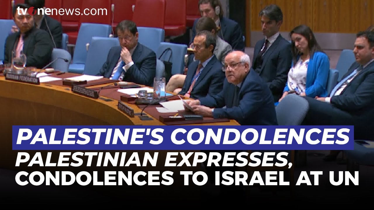 Palestinian Representative Continues to Condolences to Israel at UNSC ...
