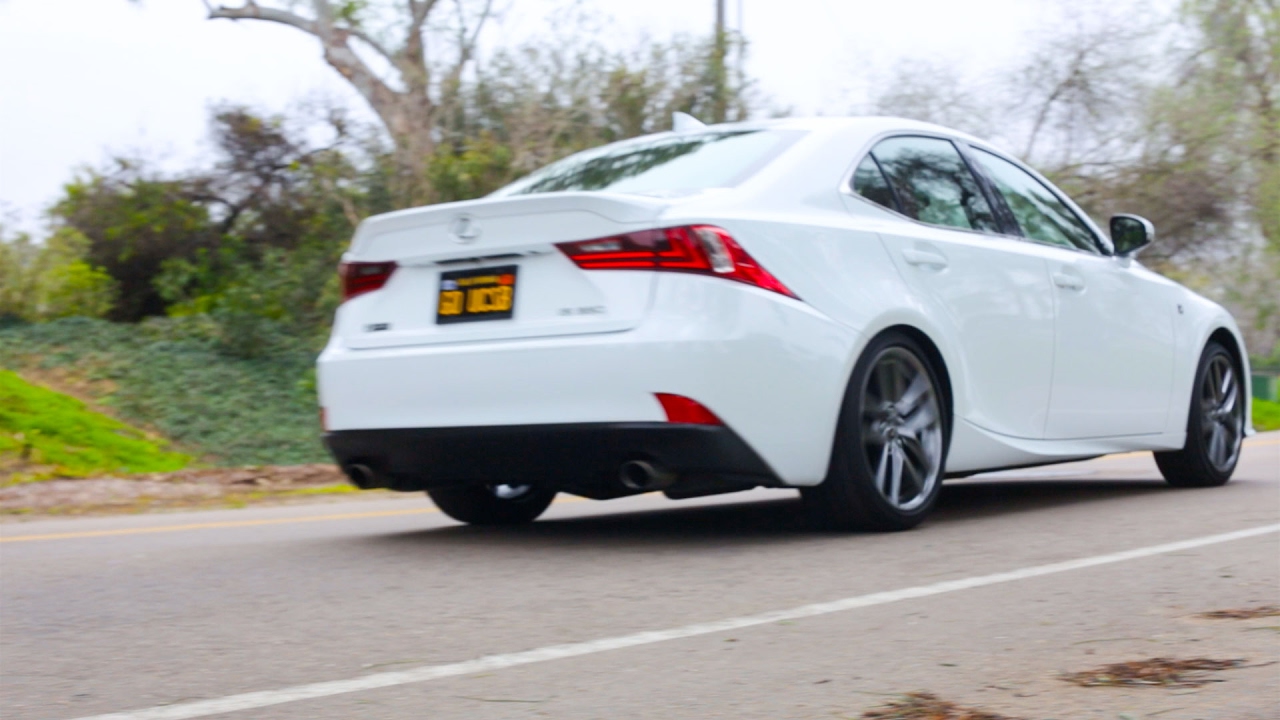 Lowered Lexus IS 350 F-Sport // A Luxury Daily - YouTube