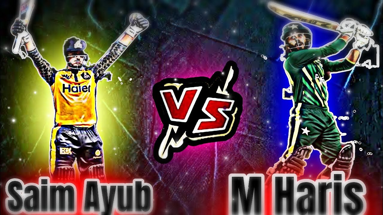 Saim Ayub vs M Haris | Haris vs Saim | cricket videos | #spot ...