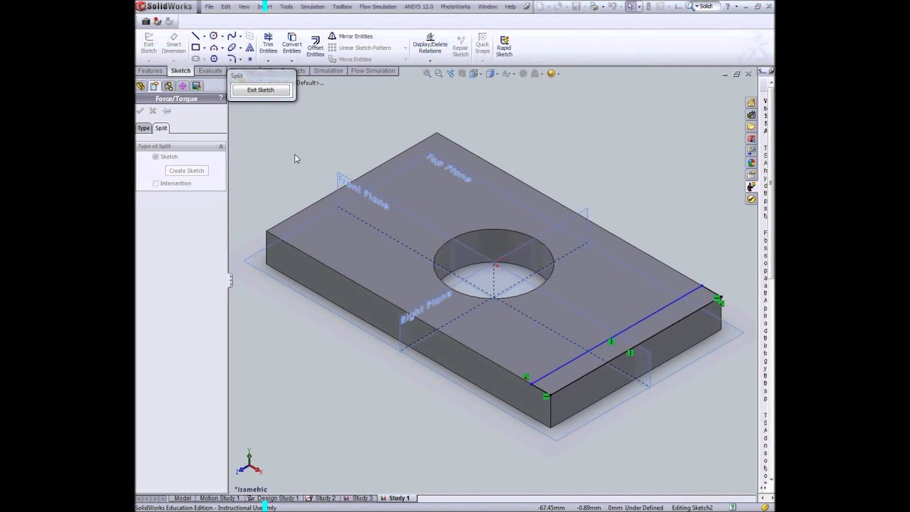 Split area in Static Analysis - YouTube