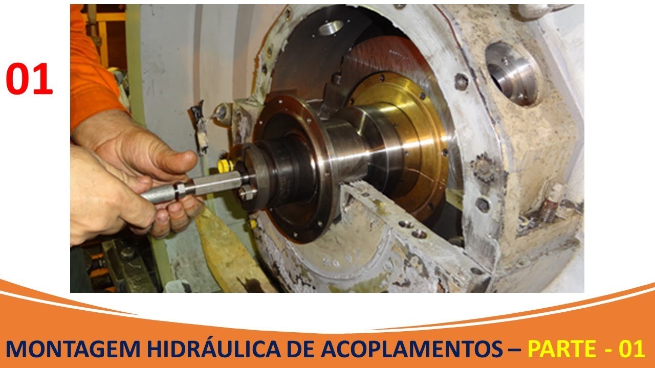 MONTAGEM HIDRÁULICA DE ACOPLAMENTO - PARTE 1 Manutenção de compressores ...