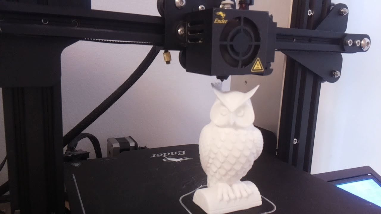 Printing an Owl with a 3d Printer! - YouTube