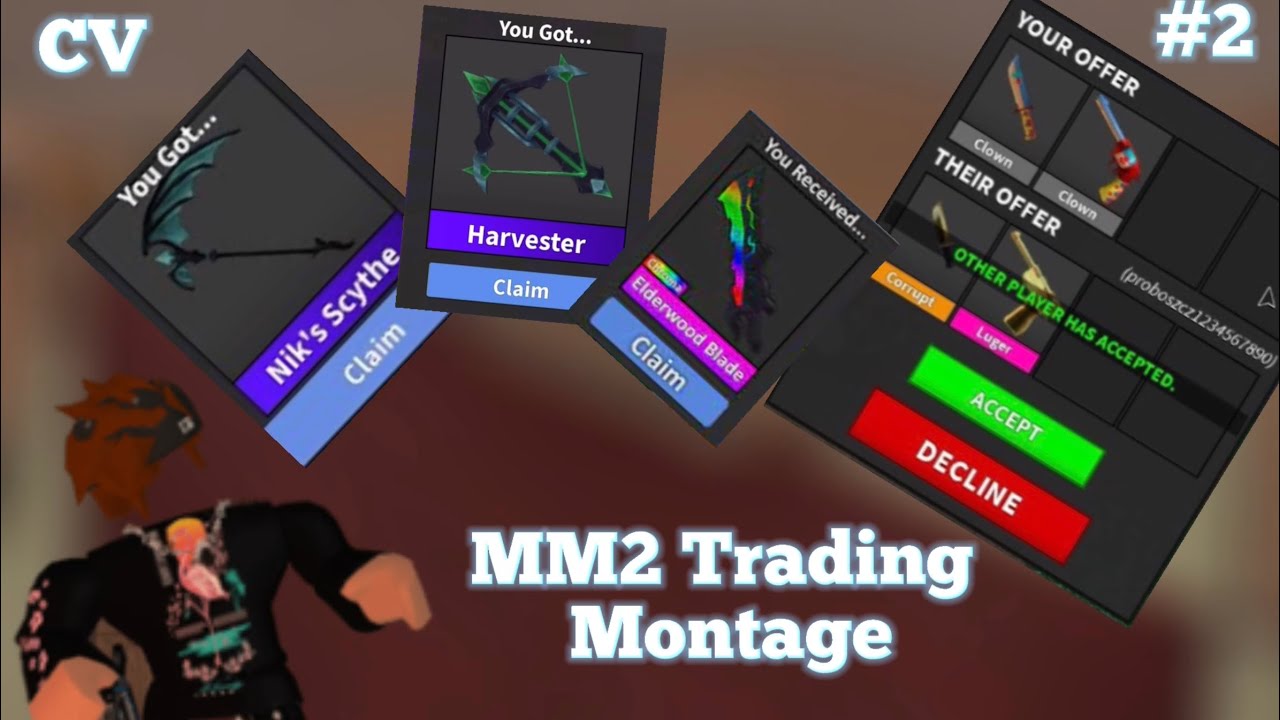 MM2 Trading Montage #2 | Amazing Deals | Chroma Virus - YouTube