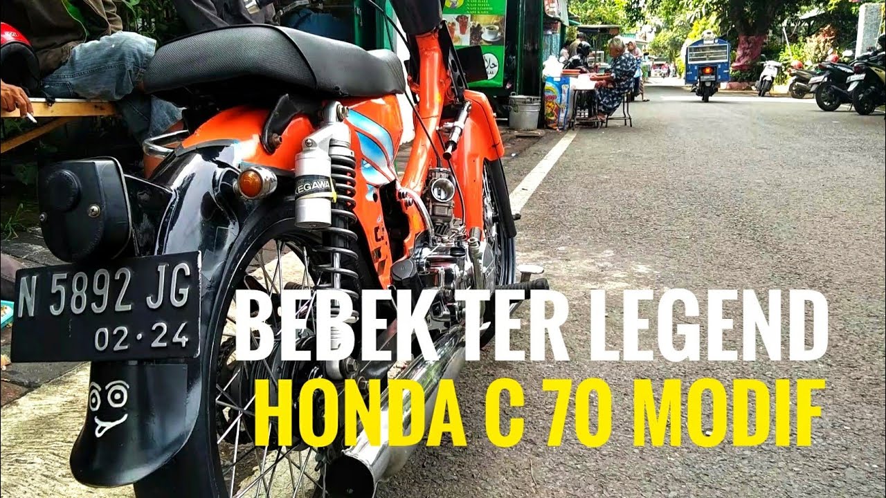 Bebek legend Honda C70 modif - YouTube