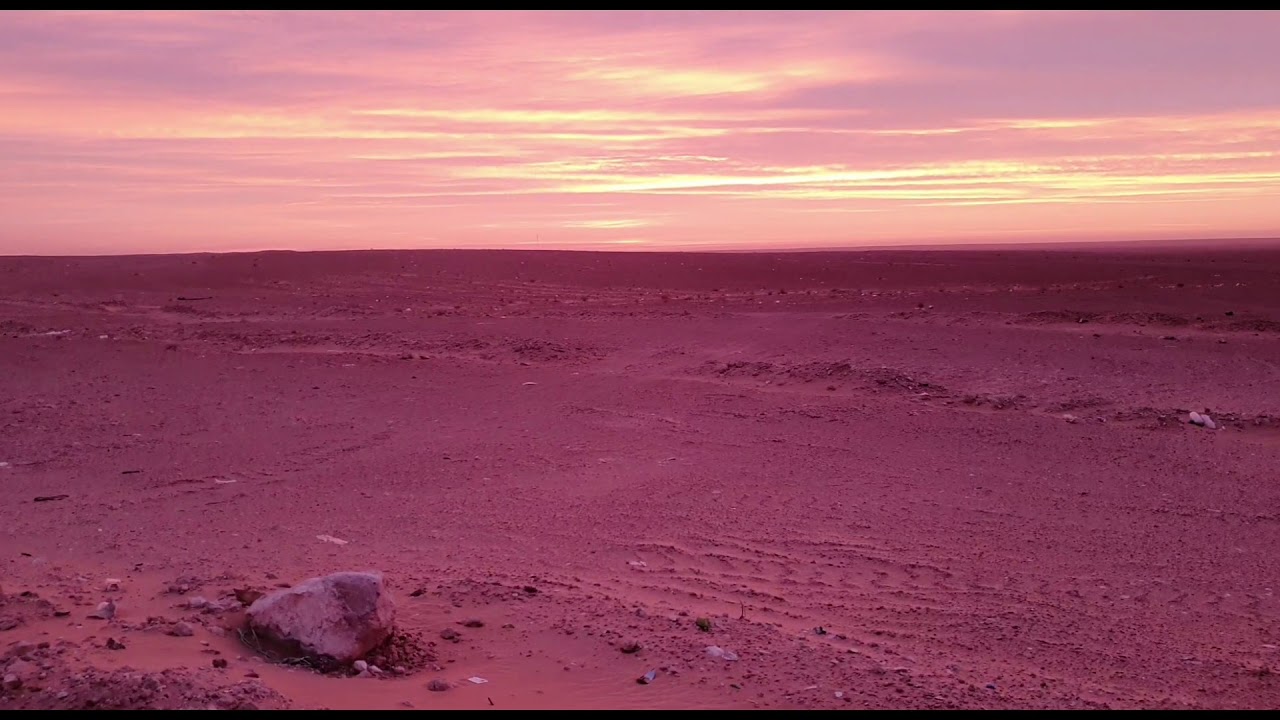 Magnifique aube rose de Zelfana (Ghardaia)... - YouTube