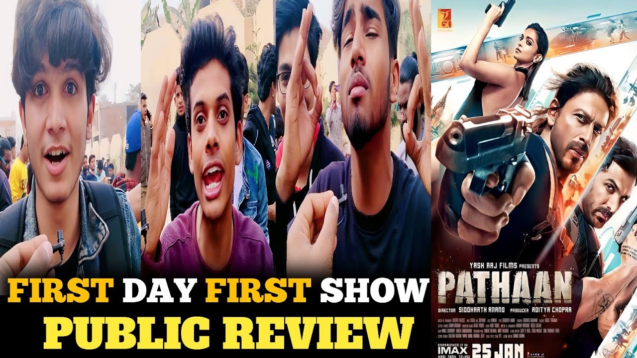 Pathan Movie Public Review || Shahrukh Khan, Dipika Padukone, John ...