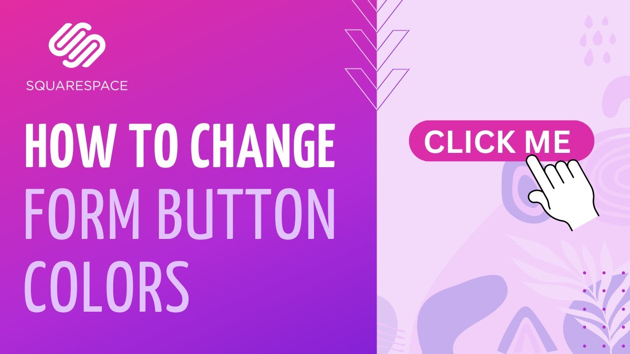 SquareSpace How To Change The Form Submit Button Color YouTube SquareSpace How To Change The Form Submit Button Color YouTube