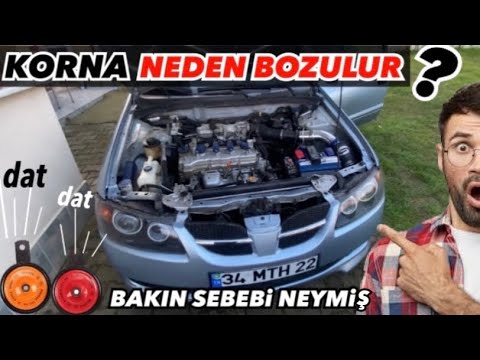 KORNAMIZ BOZULDU ! Korna neden çalmaz - dat dat korna - korna tamiri - basit çözümü #reklam