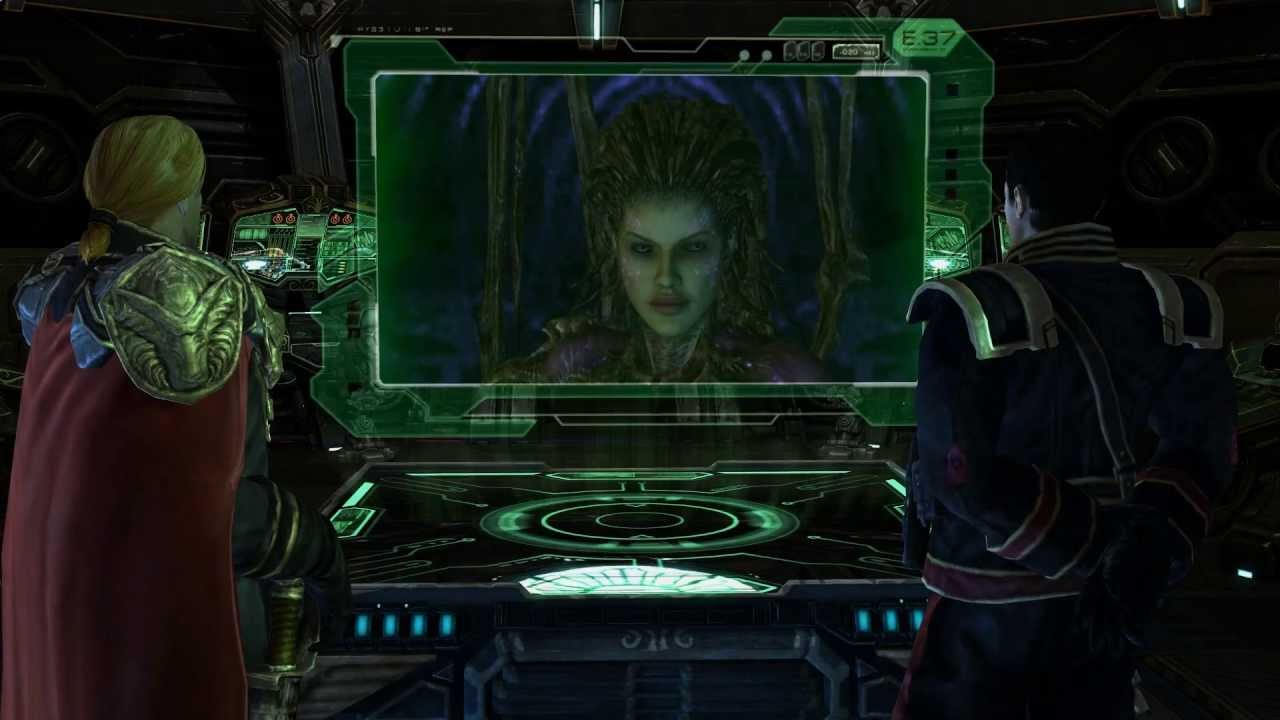 Starcraft 2 Heart of the Swarm Moving in on Korhal - YouTube