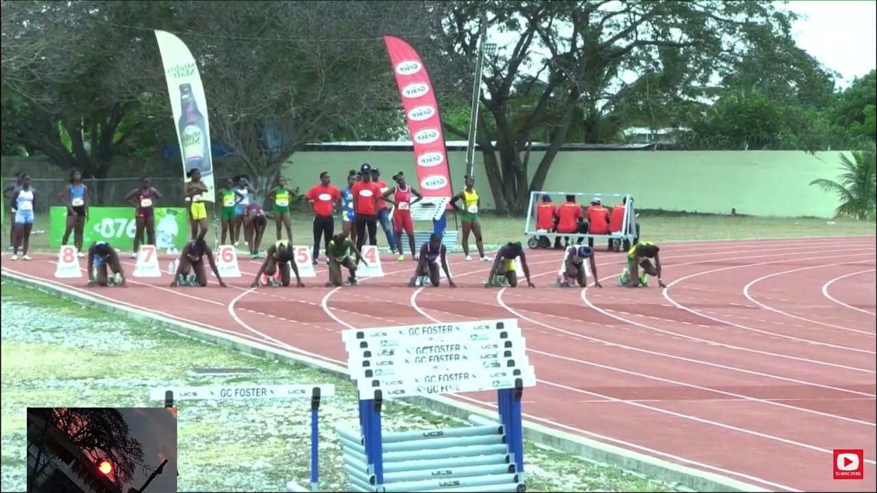 Girls Class 3 100m Final Central Champs 2023 - YouTube