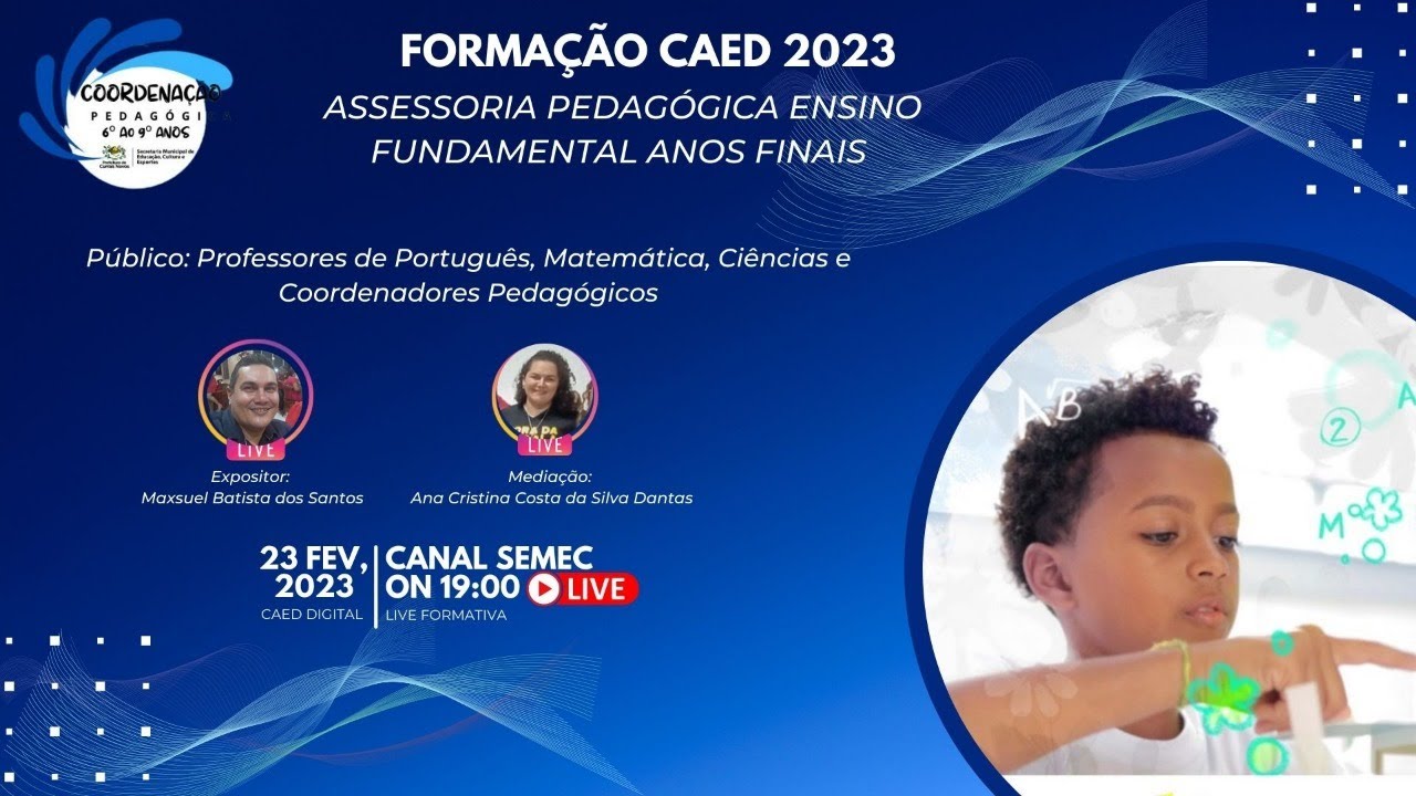 FORMAÇÃO DO CAED 2023 - YouTube