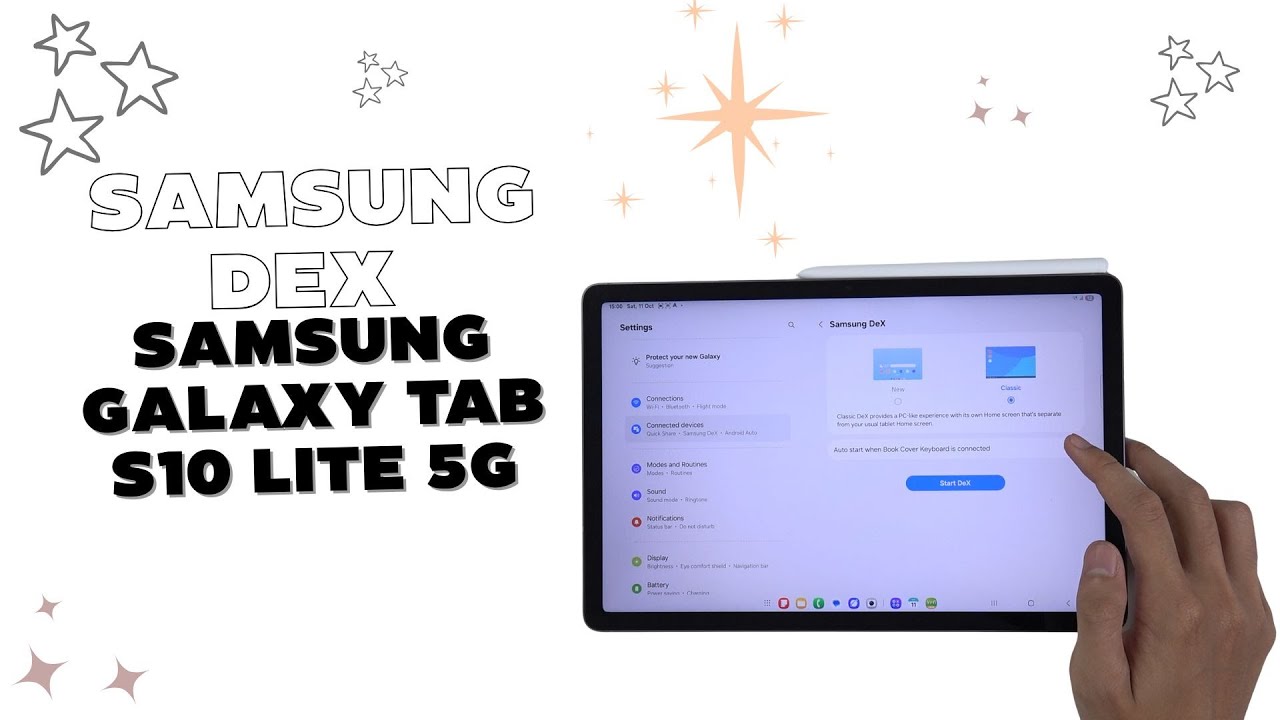How to Enable Samsung DeX on Galaxy Tab S10 Lite 5G - YouTube
