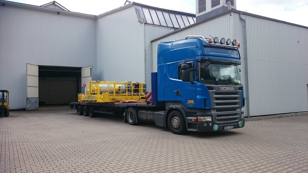 Kočka pro jeřáb - crane cat - Kran Katze * heavy transport/nadměrný ...