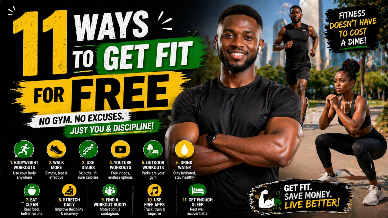11 Ways To Get Fit For Free - YouTube