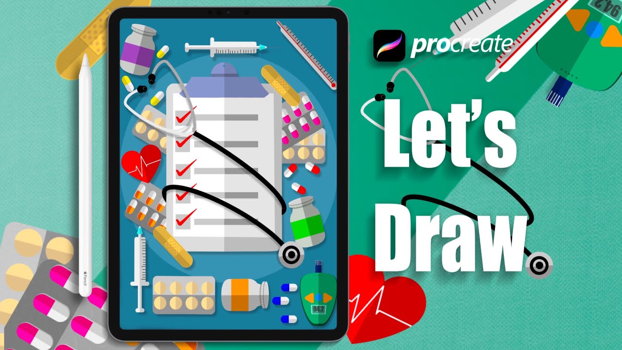 How To Draw Medical Equipment in iPadPro! - YouTube