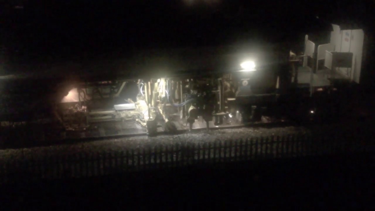 BALLAST COMPACTOR OUTSIDE MY HOUSE - YouTube