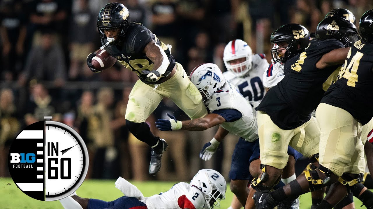 Florida Atlantic at Purdue | Sept. 24, 2022 | B1G Football in 60 - YouTube