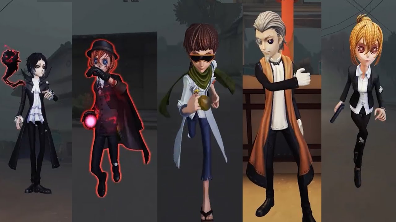 Bungo Stray Dogs x Identity v - All Costumes Gameplay l Identity v ...