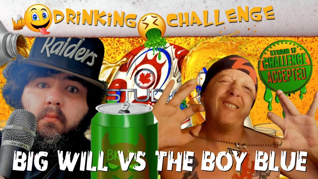 Challenge Accepted! - BIG WILL vs THE BOY BLUE! 1st to finish a 12 pack ...