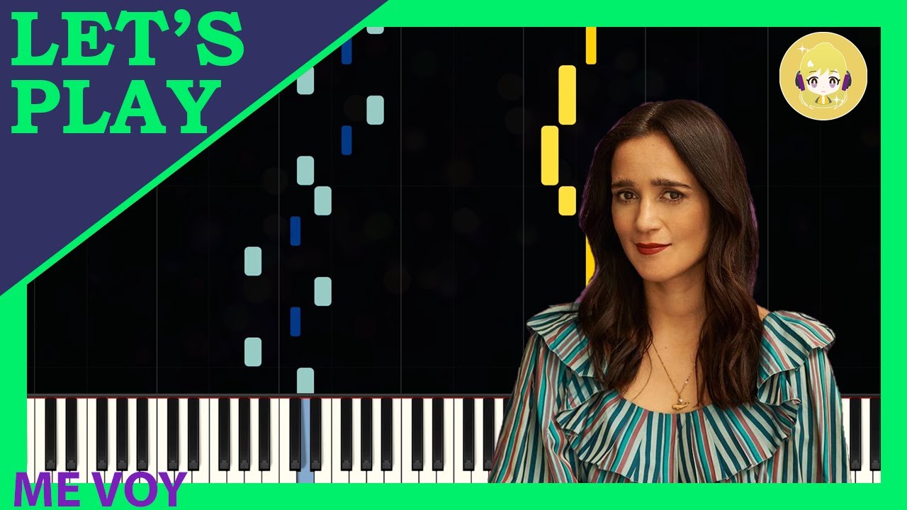 Me voy by Julieta Venegas [Synthesia Piano Tutorial - Let's Play] - YouTube