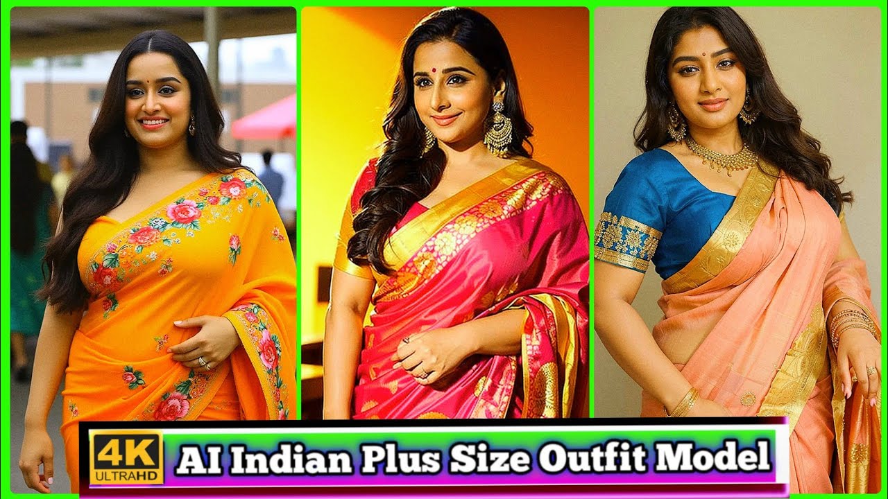 Plus Size Indian Model Outfits Stunning Fashion -63 - YouTube