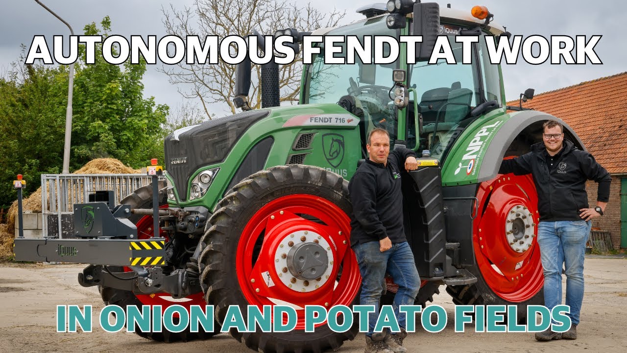 Autonomous Fendt at work in potato and onion fields! - YouTube