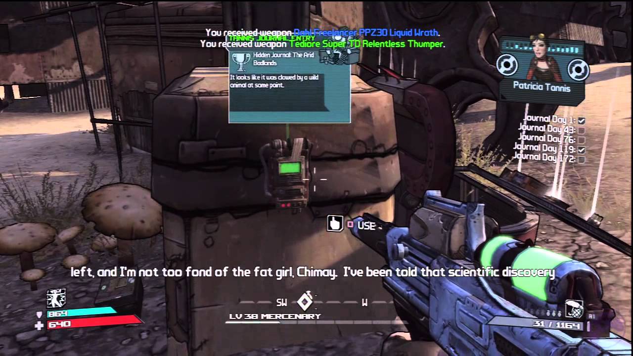 Borderlands: Hidden Journal - Arid Badlands - YouTube