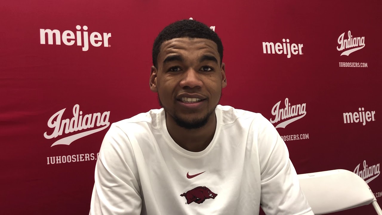 HawgBeat | Mason Jones - Indiana Postgame - YouTube