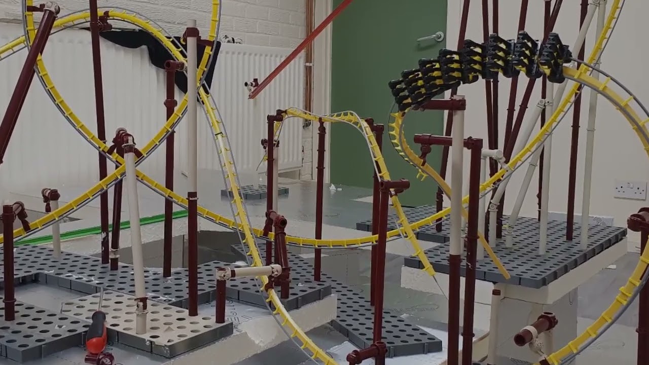 Fully themed working inverted rollercoaster model using Coaster Dynamix ...