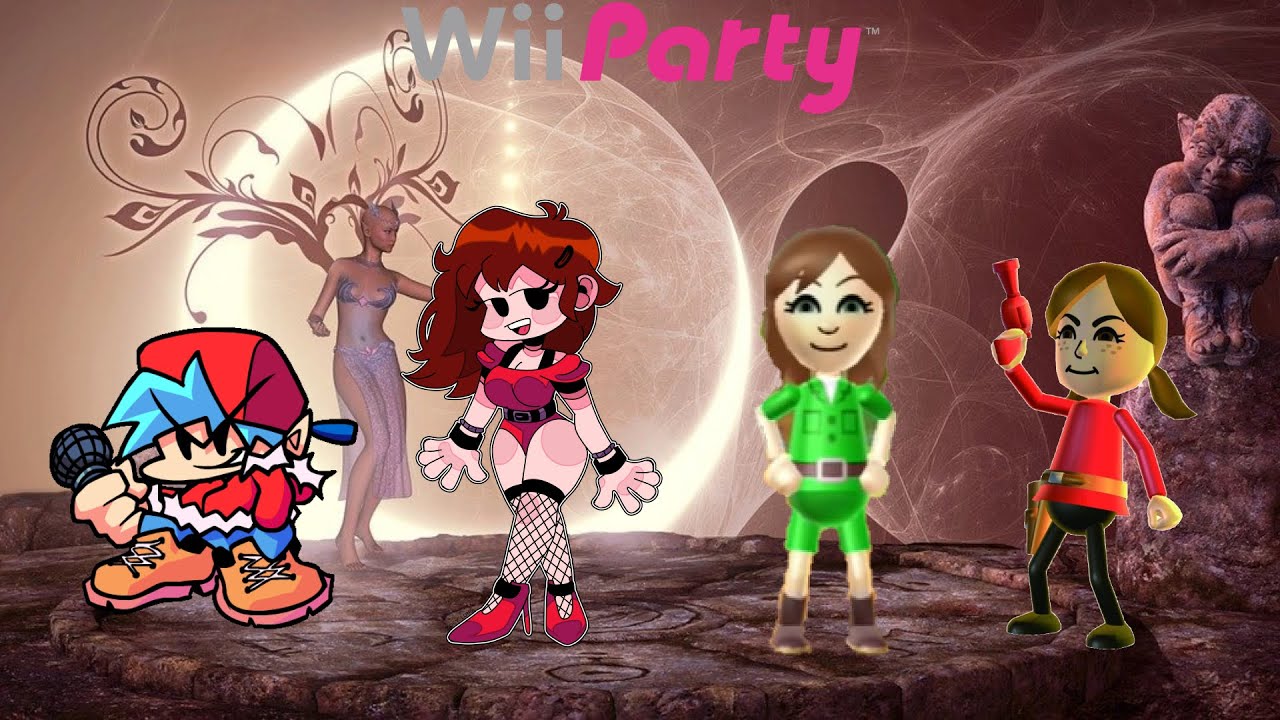 Wii Party - Globe Trot - Boyfriend Vs Girlfriend Vs Danique Vs Lucia ...