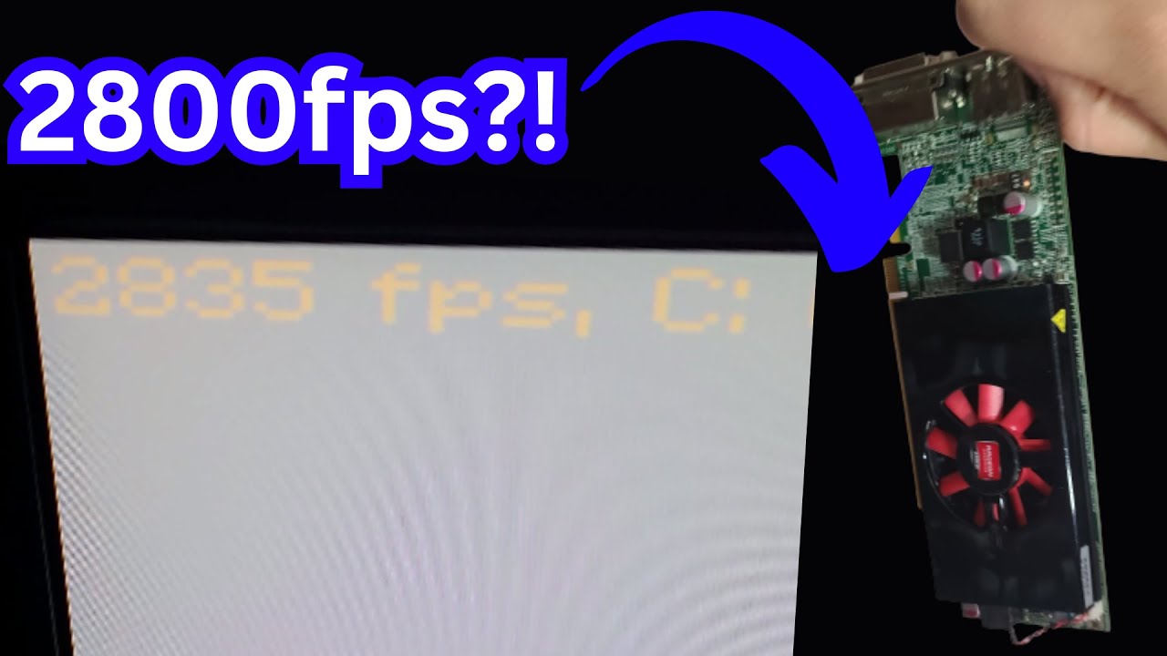 Achieving 2800 fps in Minecraft with a $15 graphics card... - YouTube