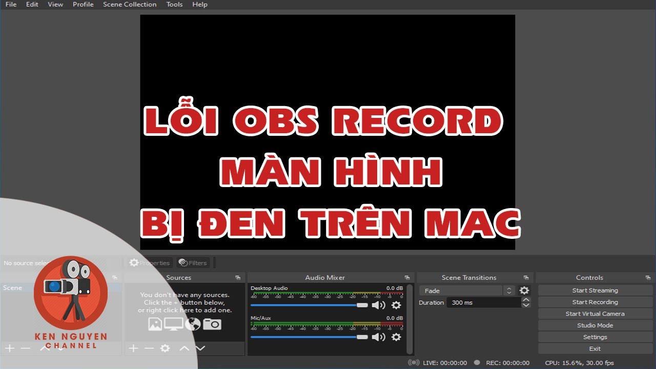 Cách Khắc Phục Lỗi OBS Quay Màn Hình Bị Đen Trên Mac | Mac OBS Black Screen Display Capture ...