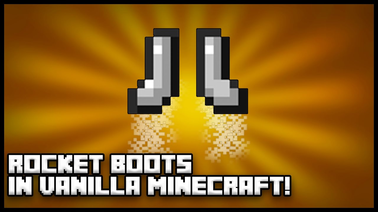 Minecraft Tutorial: Rocket Boots! [ITA] - YouTube