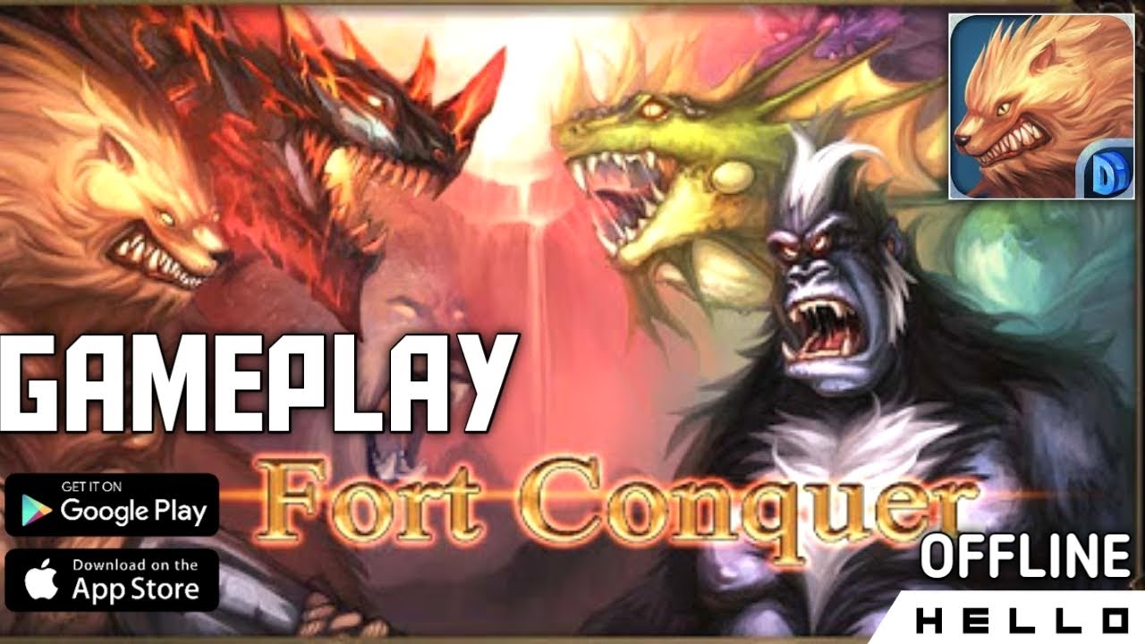 Fort Conquer | OFFLINE - Gameplay & Review ( Android / iOS ) - YouTube