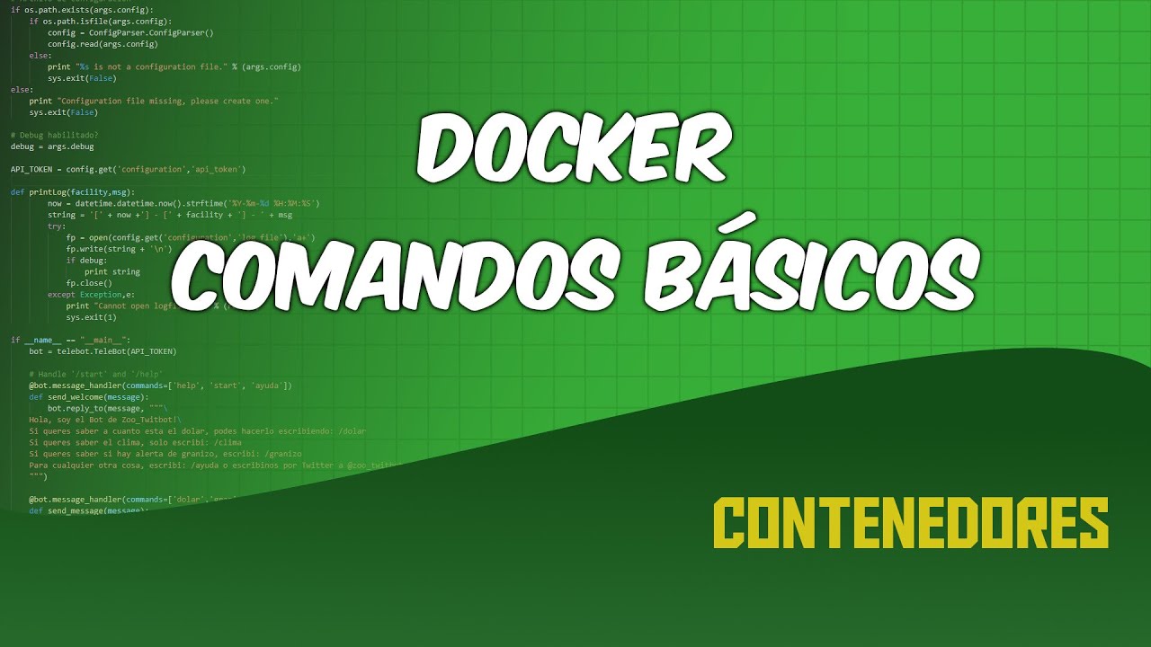 Docker: Comandos Básicos | Contenedores - YouTube