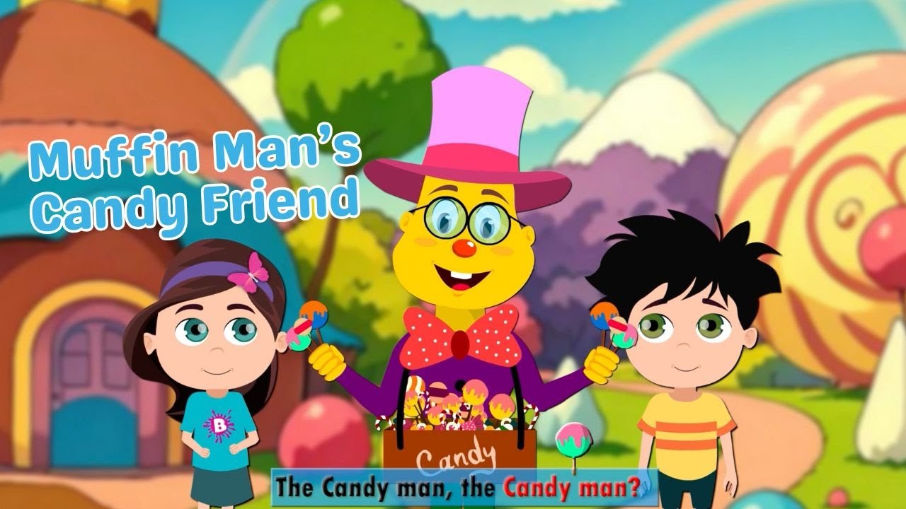 New Muffin Man Song: Meet the Candy Man! | Sweet Kids Music - YouTube