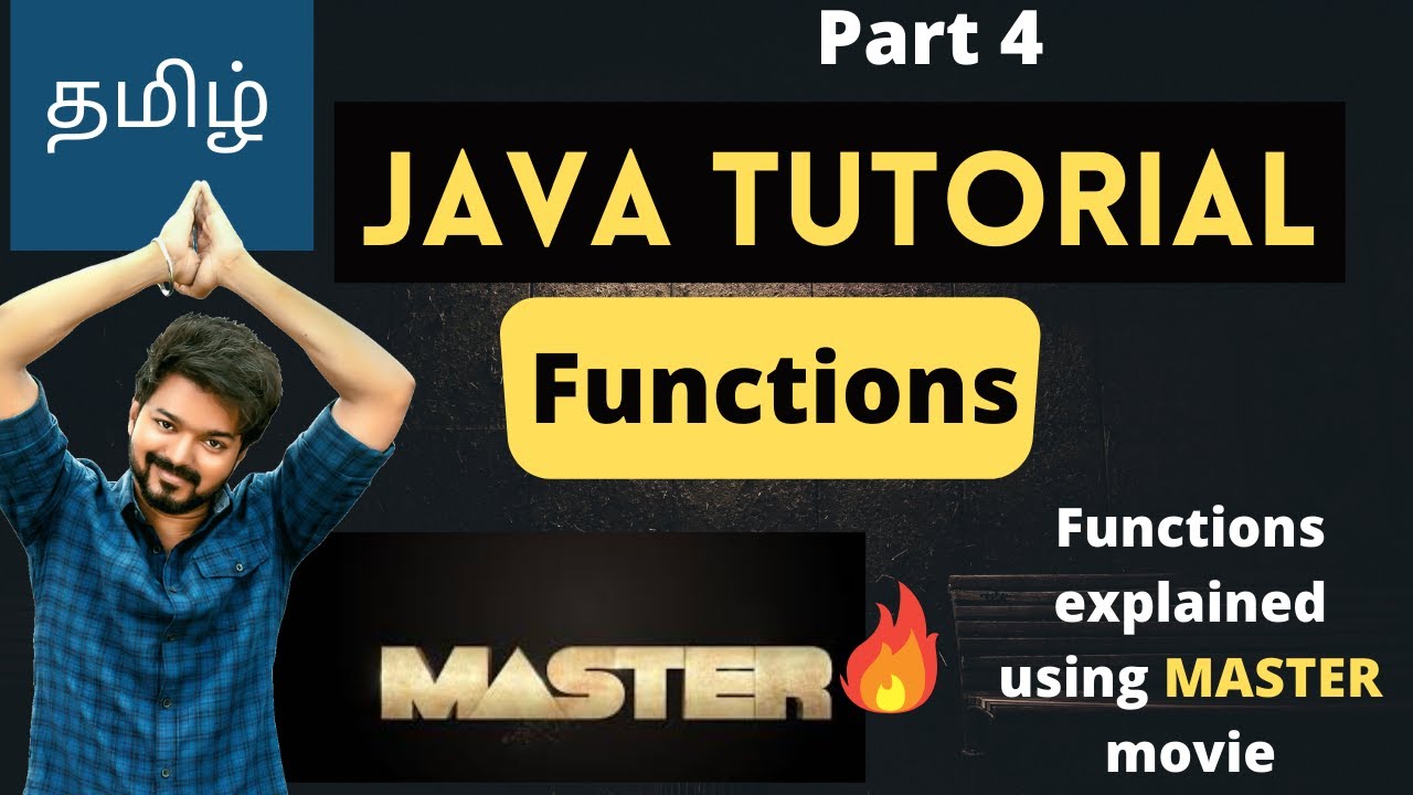 Link Between Thalapathy Vijay And Java Java Tutorial Part 4 Java Beginner Tutorial Tamil 3511