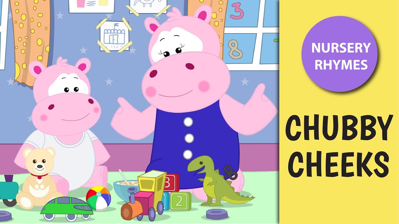 Chubby Cheeks Dimple Chin with Lyrics | Rhymes For Children | Kids ...