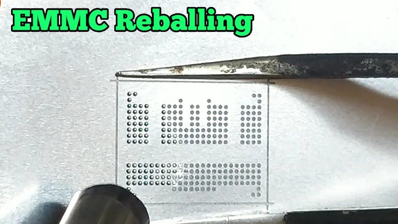 Emmc Reballing | Best Trick to Reball Emmc Ic | Prime Telecom | - YouTube