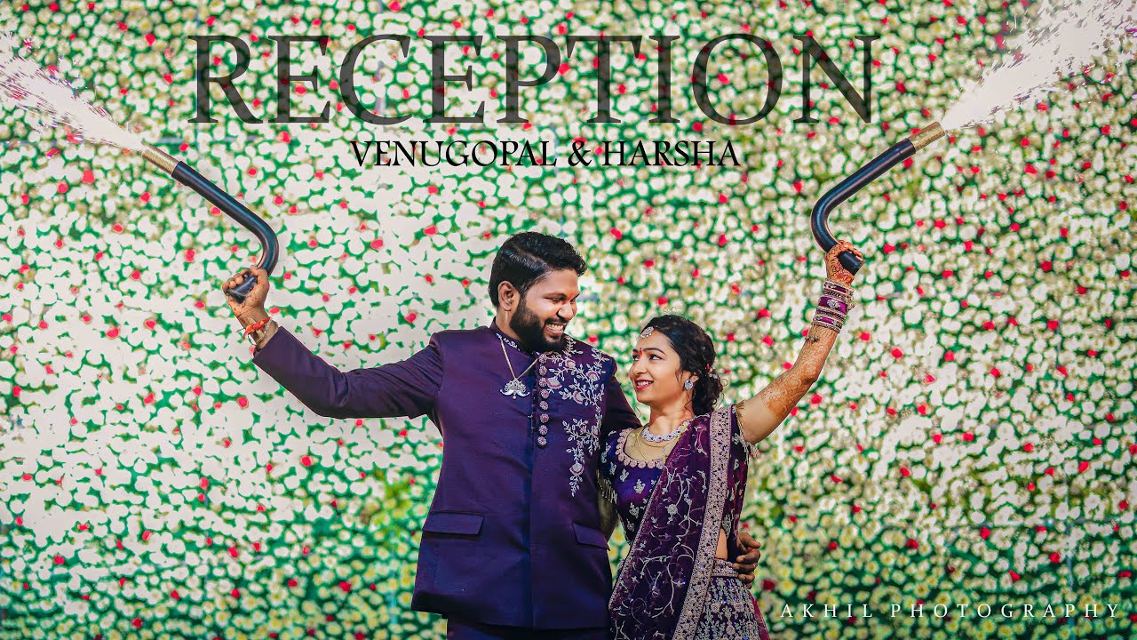 Venugopal & Harsha || Reception Teaser 2023 |AKHIL PHOTOGRAPHY | 4K ...