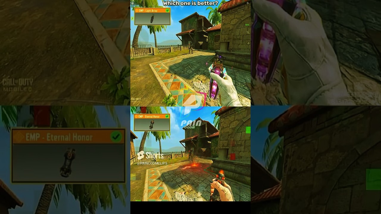 LEGENDARY EMP LIGHT ARRAY VS ETERNAL HONOR WHICH IS BETTER #codtec9 # ...