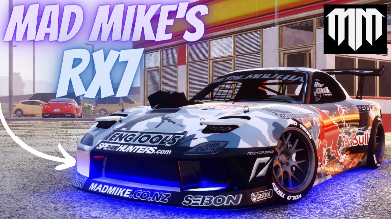 Mad Mike RedBull Mazda RX7 Mod! | CarX Drift Racing Online - YouTube