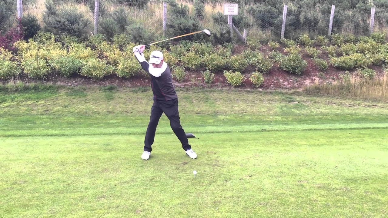 Tee shot on the 18th today in Bray golf club. - YouTube