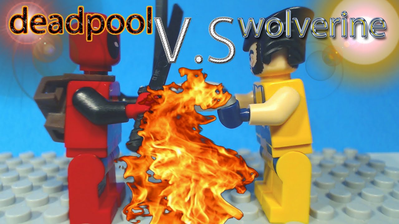 Lego deadpool v.s wolverine - YouTube