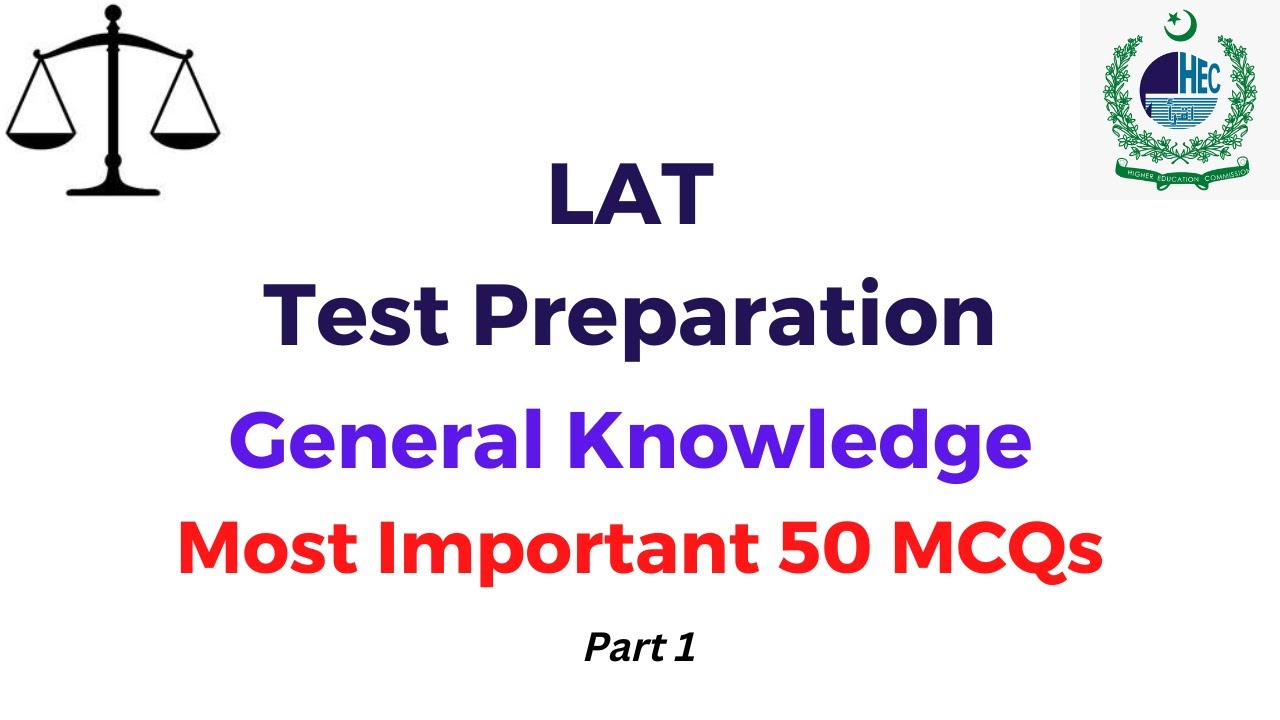 LAT General Knowledge Most Important MCQs Part 1 | LAT Test Preparation ...