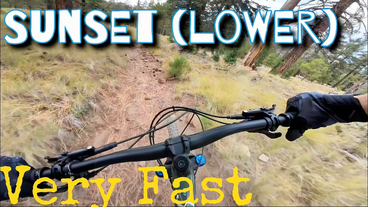 Insanely Fun And Fast. Sunset (lower) Flagstaff Arizona - YouTube