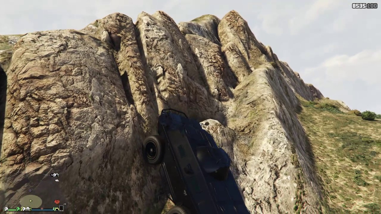 Grand Theft Auto V - Climbing a mountain PART 2 - YouTube