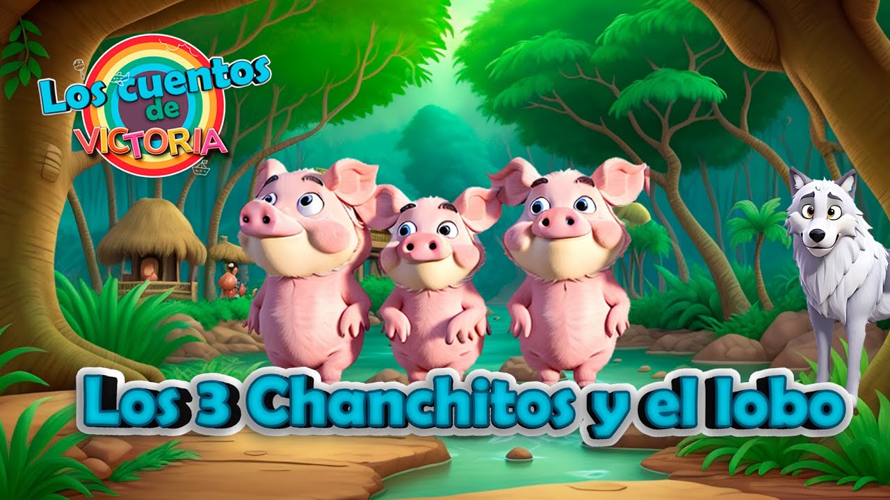 Los Tres Chanchitos y el Lobo | Cuentos infantiles para dormir - YouTube