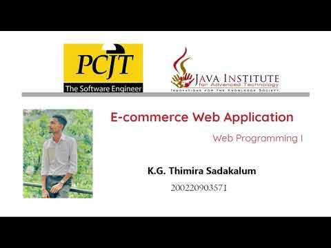 Web Project Task 03 | 1st year | Semester 1 | JAVA INSTITUTE - YouTube