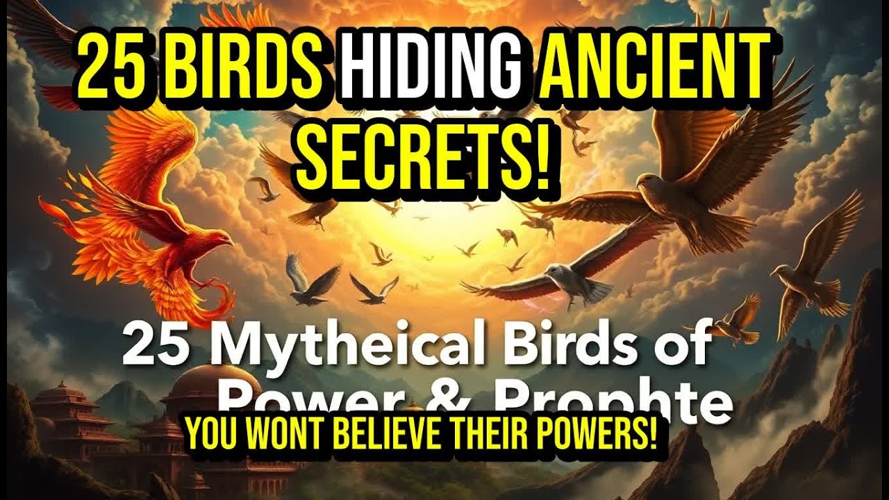 25 MYTHICAL BIRDS of POWER and Prophecy Across Cultures | A COMPLETE ...